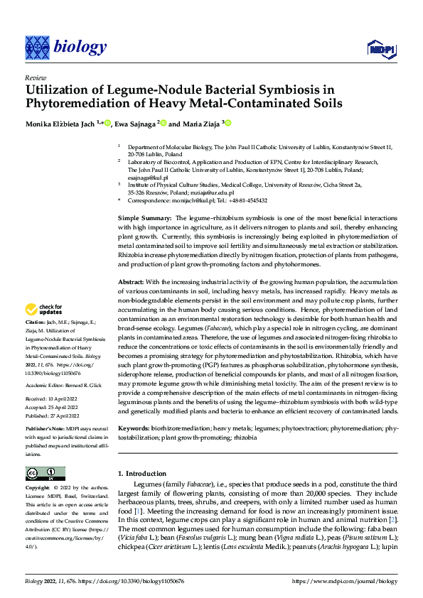 (PDF) Utilization of Legume-Nodule Bacterial Symbiosis in ...