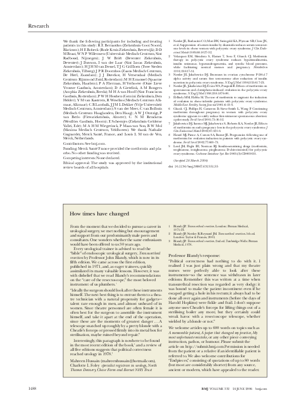 (PDF) How times have changed