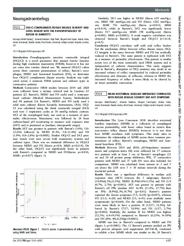 (PDF) P323 OGJ-CI complements reflux disease severity and gives insight ...