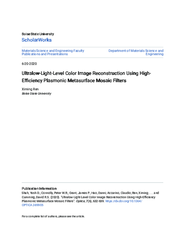 (PDF) Ultralow-light-level color image reconstruction using high ...