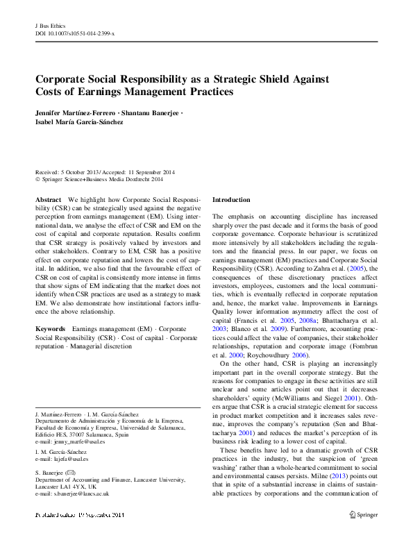 (PDF) Corporate social responsibility as strategic auto-communication ...