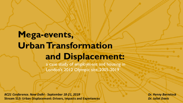 (PDF) Mega-events, urban transformation and displacement: A case study ...
