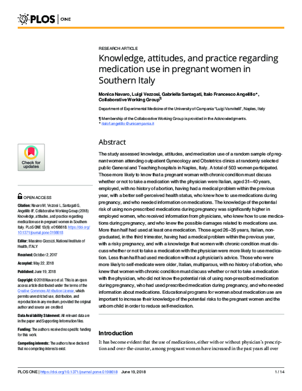 (PDF) Knowledge, attitudes, and practice regarding medication use in ...
