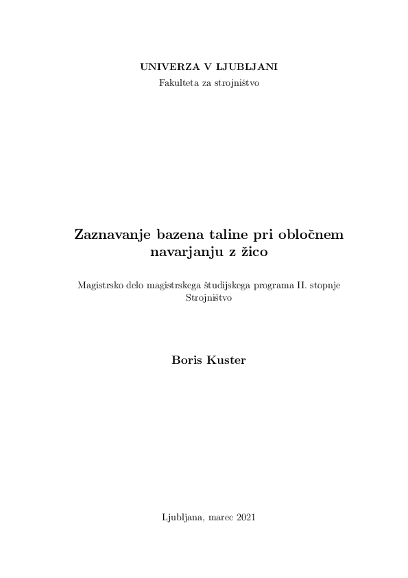 (PDF) Melt pool detection at wire arc welding | Boris Kuster - Academia.edu