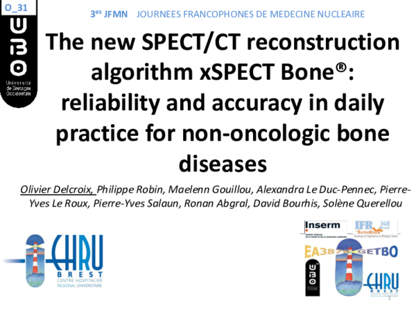 Pdf The New Spectct Reconstruction Algorithm Xspect Bone ® Reliability And Accuracy In 