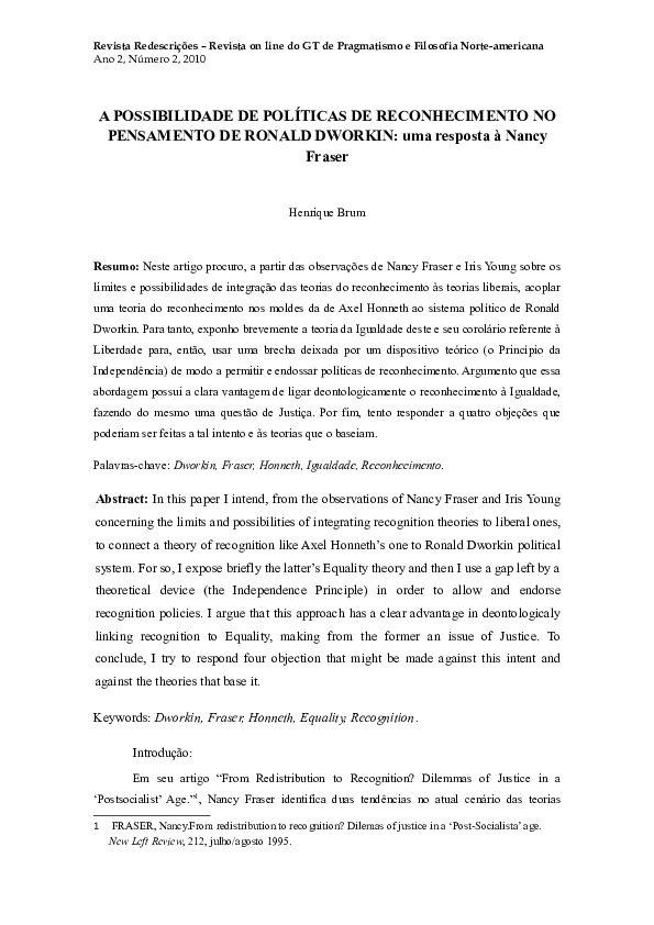 (PDF) Revista Redescrições-Revista on line do GT de Pragmatismo e ...