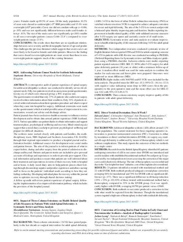 (PDF) Direct Vertebral Derotation: Does It Work?