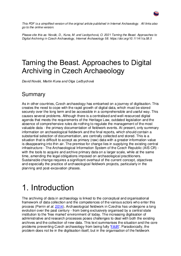 (PDF) 2021 Novák, D. - Kuna, M. - Lečbychová, O.: Taming the Beast ...