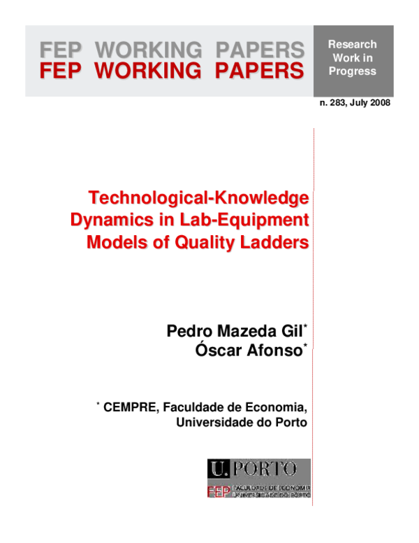 (PDF) Technological-knowledge dynamics in lab-equipment models of ...