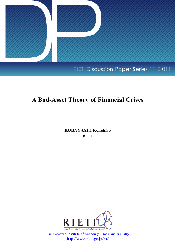 (PDF) A Bad-Asset Theory of Financial Crises
