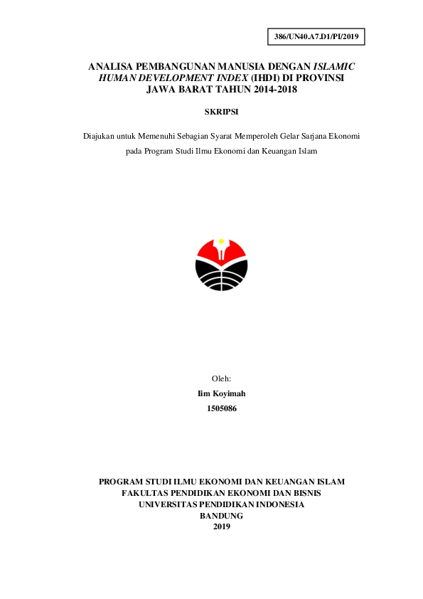 (PDF) Analisa Pembangunan Manusia Dengan Islamic Human Development ...