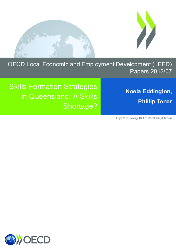 (PDF) Skills Formation Strategies in Queensland
