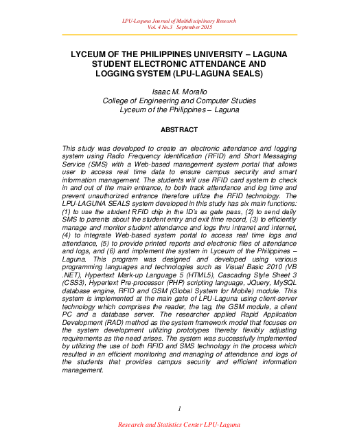 (PDF) Lyceum Of The Philippines University – Laguna Student Electronic ...