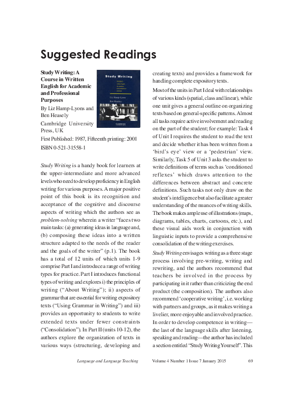 (PDF) Study writing:a course in written english for academic and ...