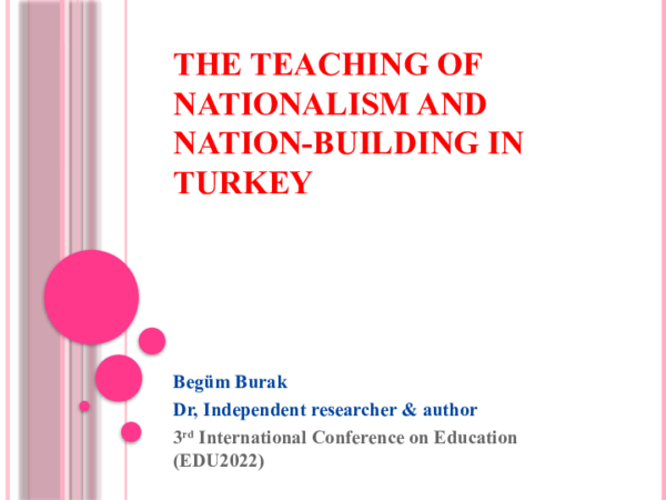(PPT) The Teaching of Nationalism and Nation Building in Turkey-PPT