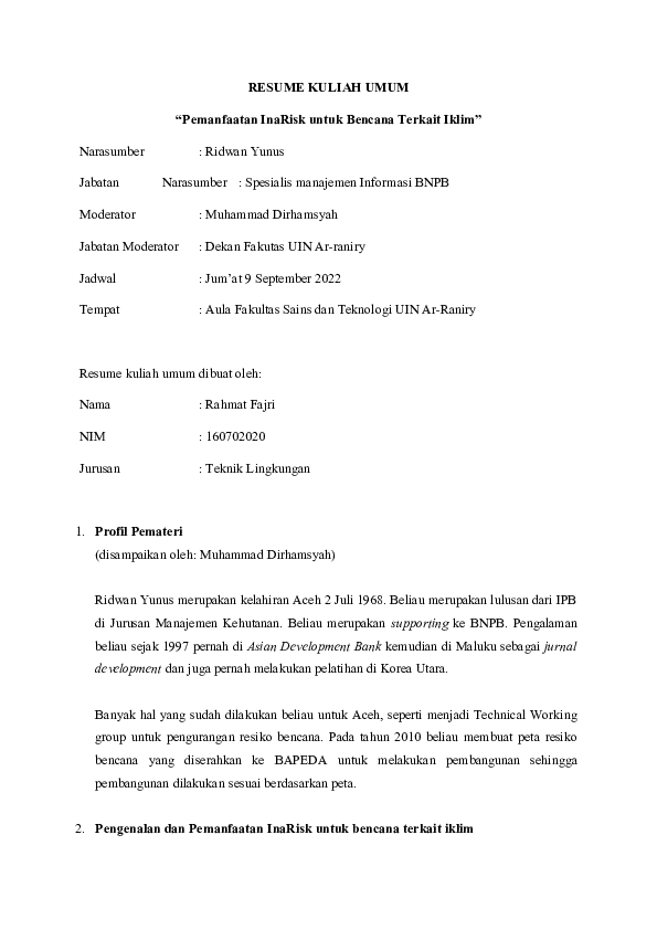 (DOC) RESUME KULIAH UMUM | RAHMAT FAJRI - Academia.edu