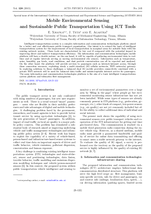 (PDF) Mobile Environmental Sensing and Sustainable Public ...