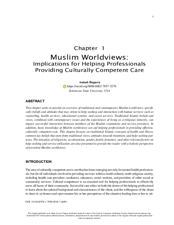 (PDF) Muslim Worldviews