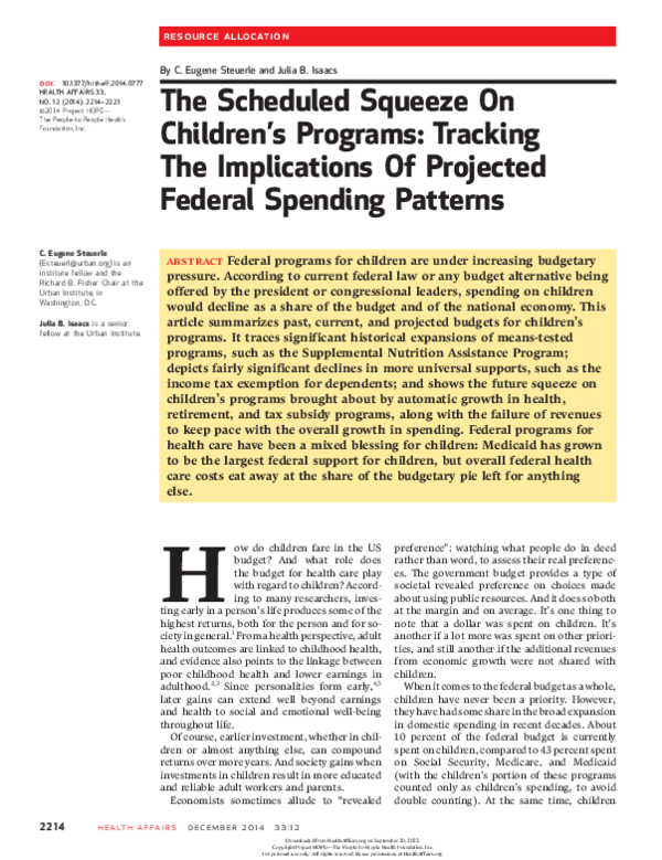 (PDF) The scheduled squeeze on children's programs: tracking the ...