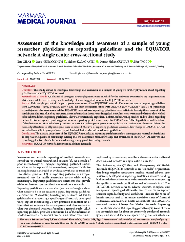 (PDF) Assessment of the knowledge and awareness of a sample of young ...