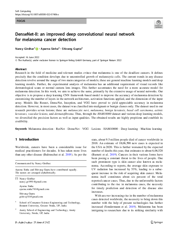 Pdf Densenet Ii An Improved Deep Convolutional Neural Network For