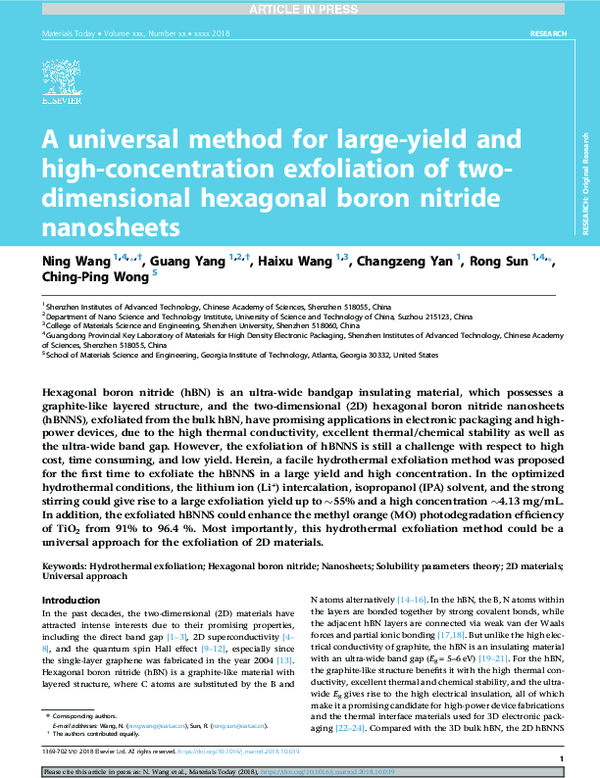 (PDF) A universal method for large-yield and high-concentration ...