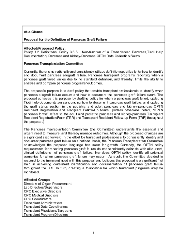 (PDF) Kidney Pancreas Transplant, a Brief Comprehension to Care