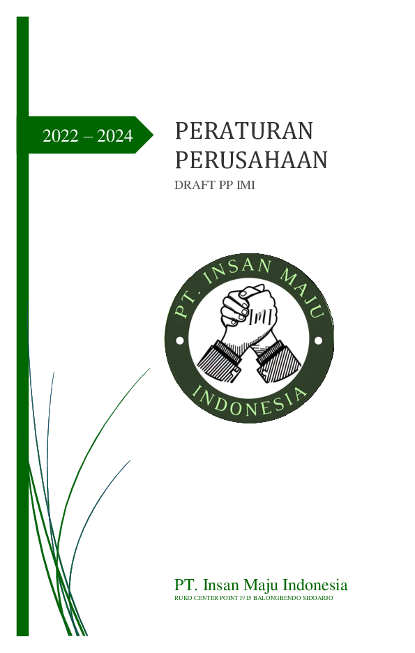 (PDF) Peraturan Perusahaan IMI
