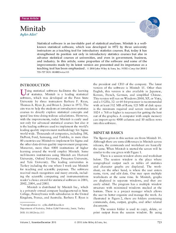 (PDF) Minitab