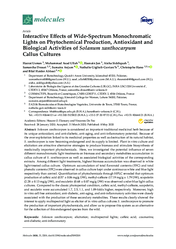 (PDF) Interactive Effects of Wide-Spectrum Monochromatic Lights on ... (PDF) Interactive Effects of Wide-Spectrum Monochromatic Lights on ...