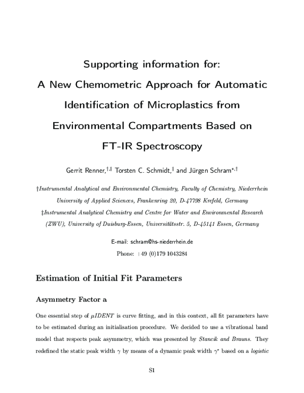 (PDF) A New Chemometric Approach for Automatic Identification of Microplastics from ...
