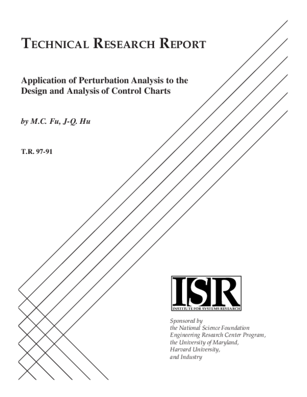 Pdf Application Of Perturbation Analysis To The Design And Analysis Of Control Charts 3575