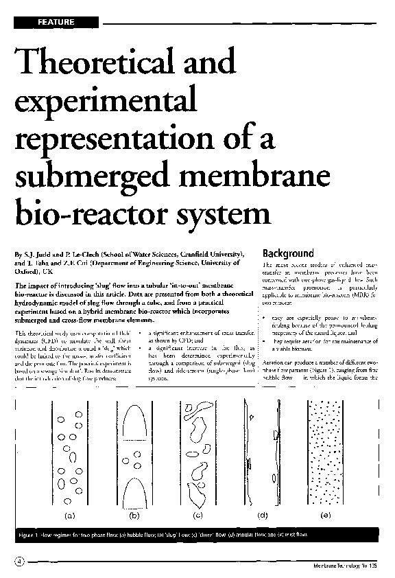 (PDF) Theoretical and experimental representation of a submerged ...