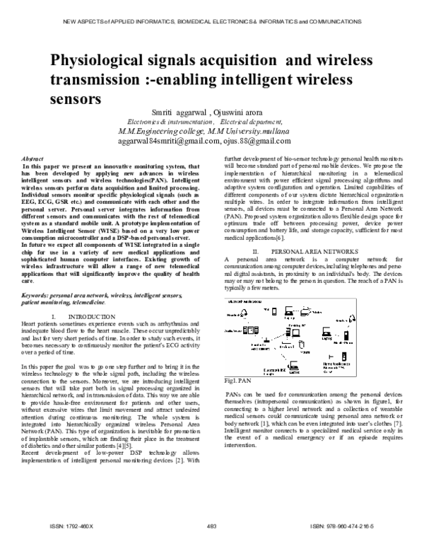 (PDF) Physiological signals acquisition and wireless transmission ...