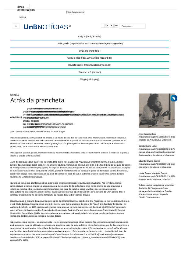 (PDF) Atrás da prancheta