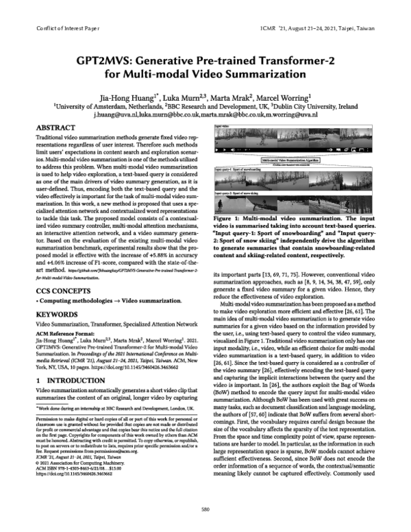 Pdf Gpt2mvs Generative Pre Trained Transformer 2 For Multi Modal