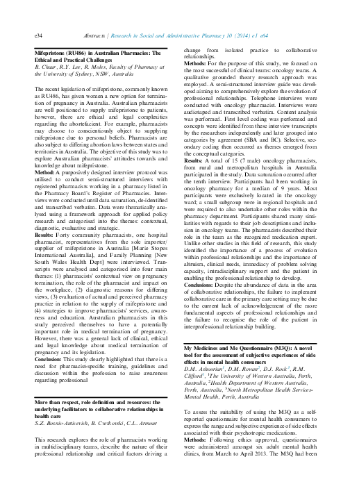 (PDF) My Medicines and Me Questionnaire (M3Q): A novel tool for the ...