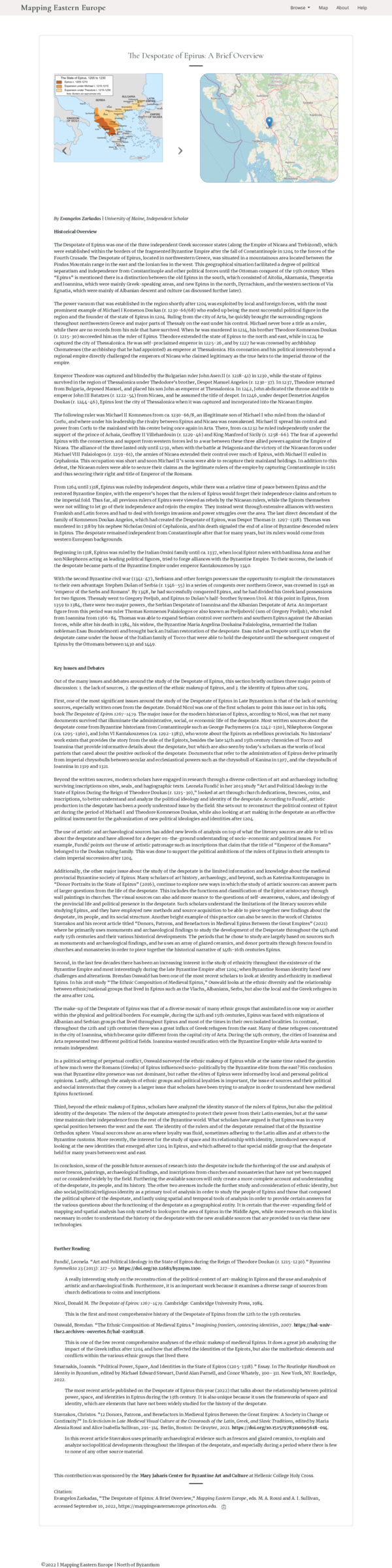 (PDF) The Despotate of Epirus: A Brief Overview