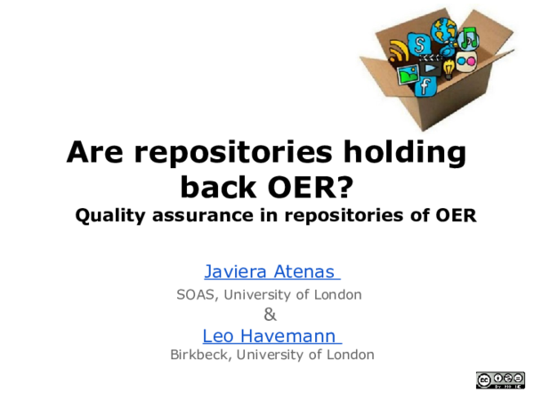 (PPT) Are repositories holding back OER?