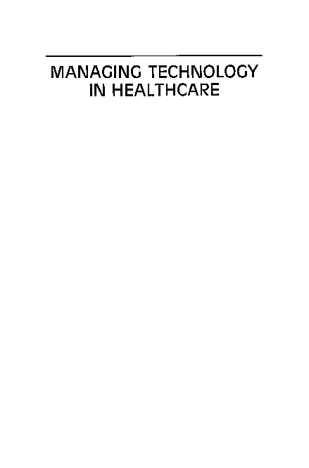 (PDF) Managing Technology in Healthcare