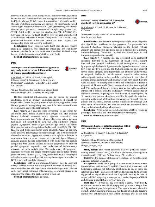 (PDF) P086 A case of chronic diarrhea: is it intractable diarrhea? How ...