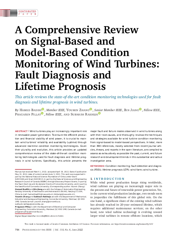 Pdf A Comprehensive Review On Signal Based And Model Based Condition