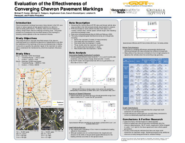(PDF) Evaluation of Effectiveness of Converging Chevron Pavement ...