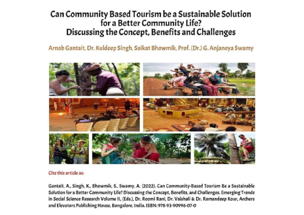 (PDF) Can Community-Based Tourism Be a Sustainable Solution For A ...
