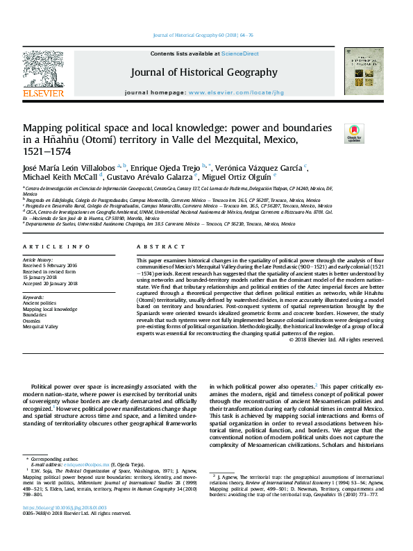 (PDF) Mapping political space and local knowledge: power and boundaries ...