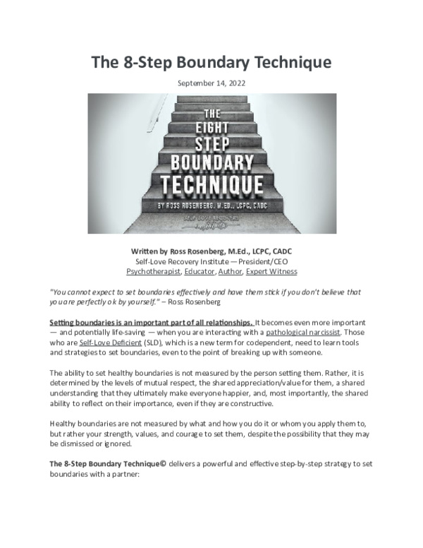 (DOC) The 8-Step Boundary Technique