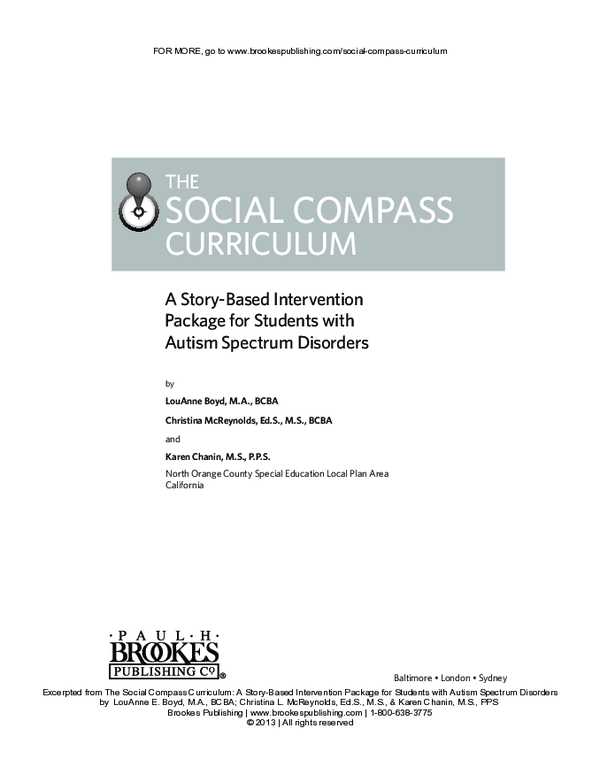 (PDF) Social Compass Curriculum