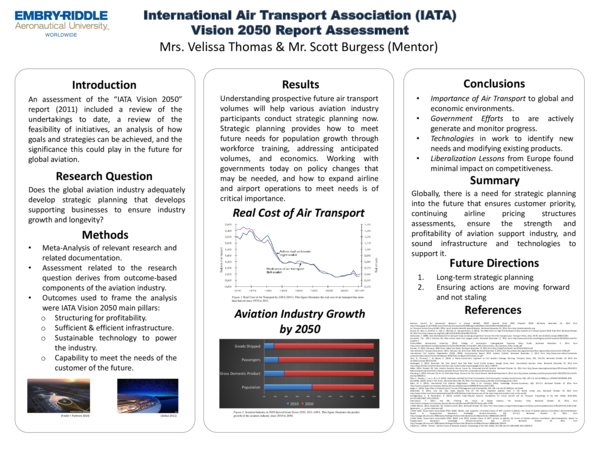 (PDF) International Air Transport Association Vision 2050 Report Assessment