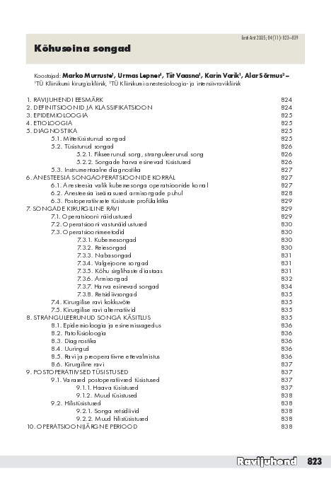 (PDF) Kõhuseina songad