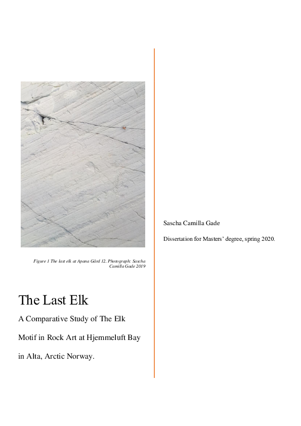 (PDF) The Last Elk: A Comparative Study of The Elk Motif in Rock Art at ...